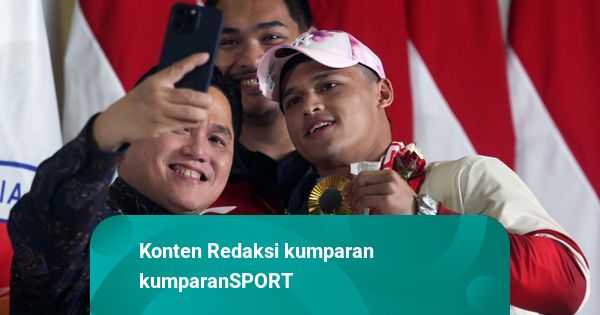 Foto: Penyambutan Atlet Peraih Medali Emas Olimpiade Paris | kumparan.com
